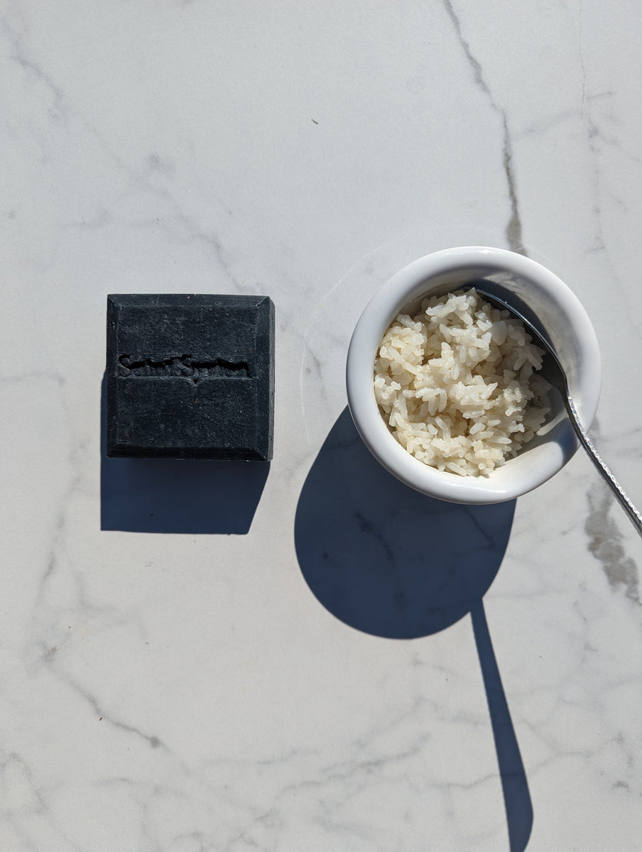 fermented rice water, sake, & indigo soap bar. – Saint Syvion